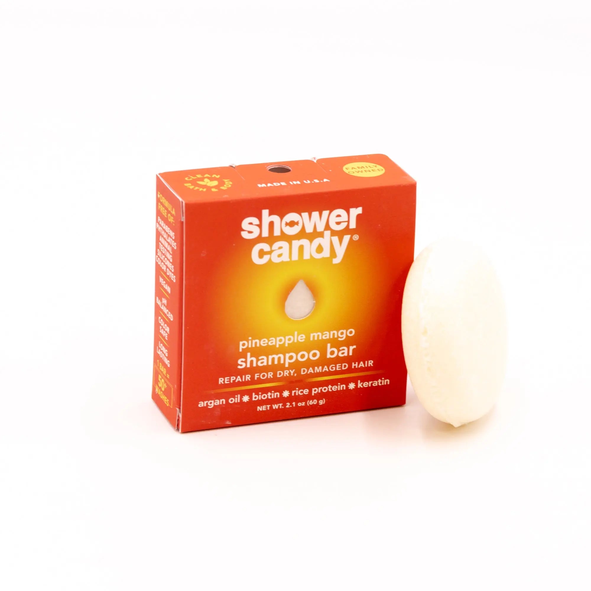 Repair dry, damaged hair with Shower Candy Pineapple Mango Shampoo Bar ...